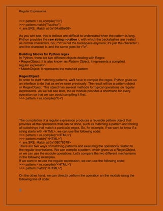 Regular expressions | PDF