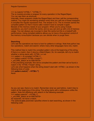 Regular expressions | PDF