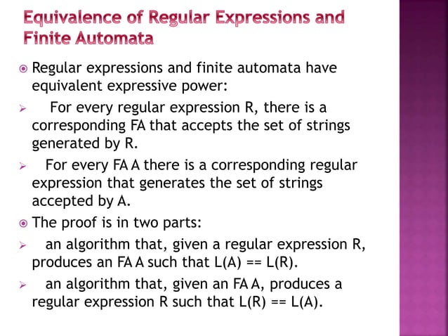 Regular expressions | PPTX