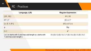 TOC 5 | Regular Expressions | PDF