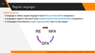 TOC 5 | Regular Expressions | PDF