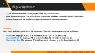 TOC 5 | Regular Expressions | PDF