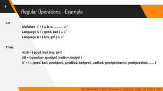 TOC 5 | Regular Expressions | PDF