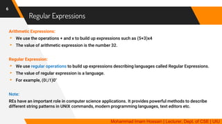 TOC 5 | Regular Expressions | PDF