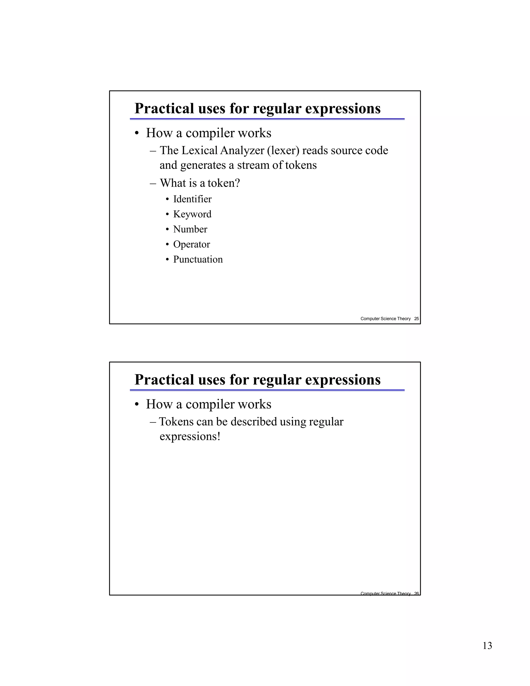 Regular expressions h1 | PPTX