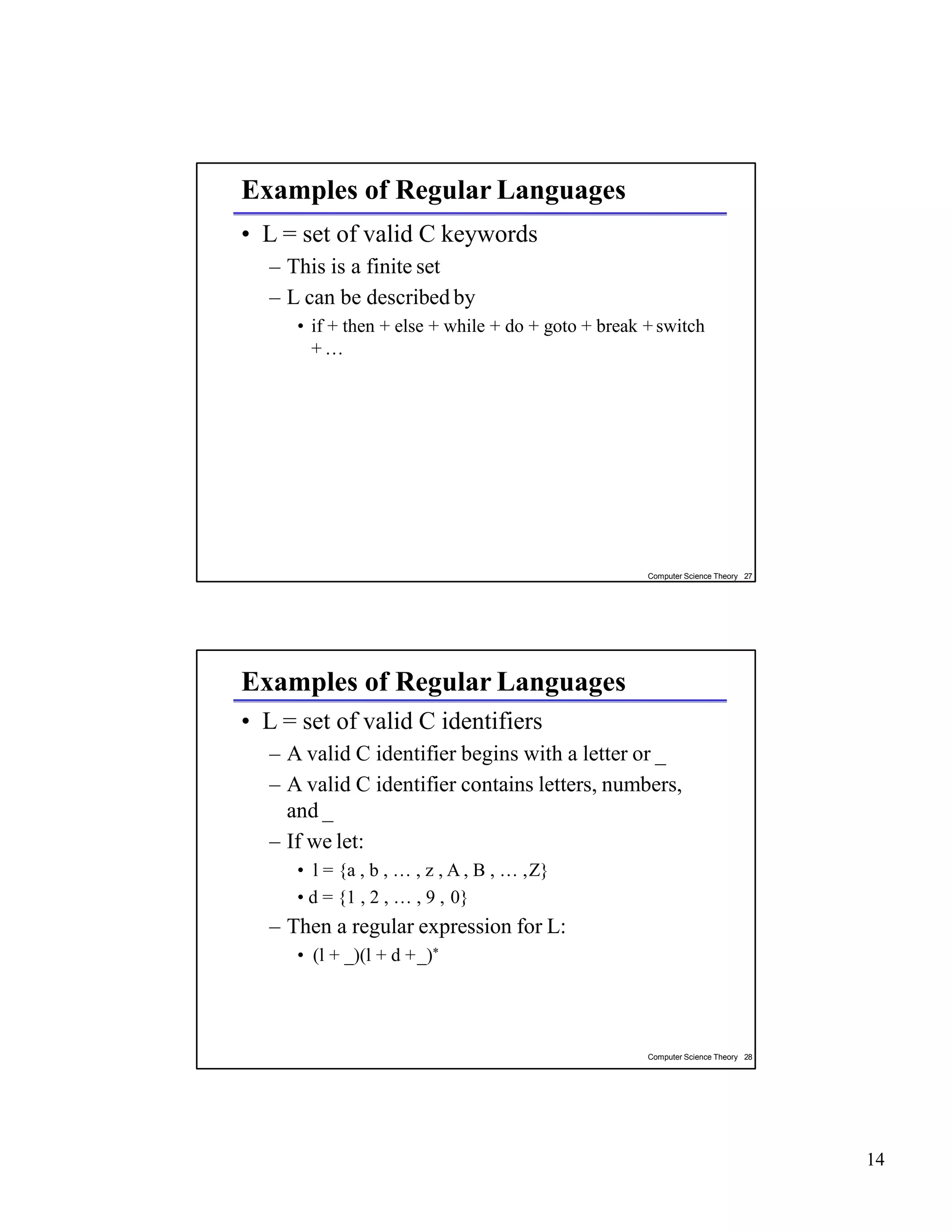 Regular expressions h1 | PPTX