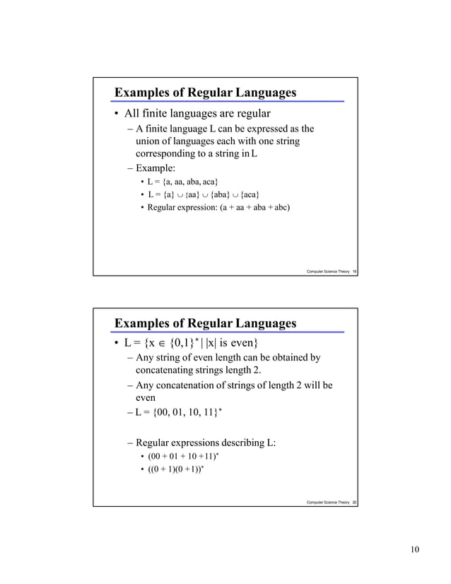 Regular expressions h1 | PPTX