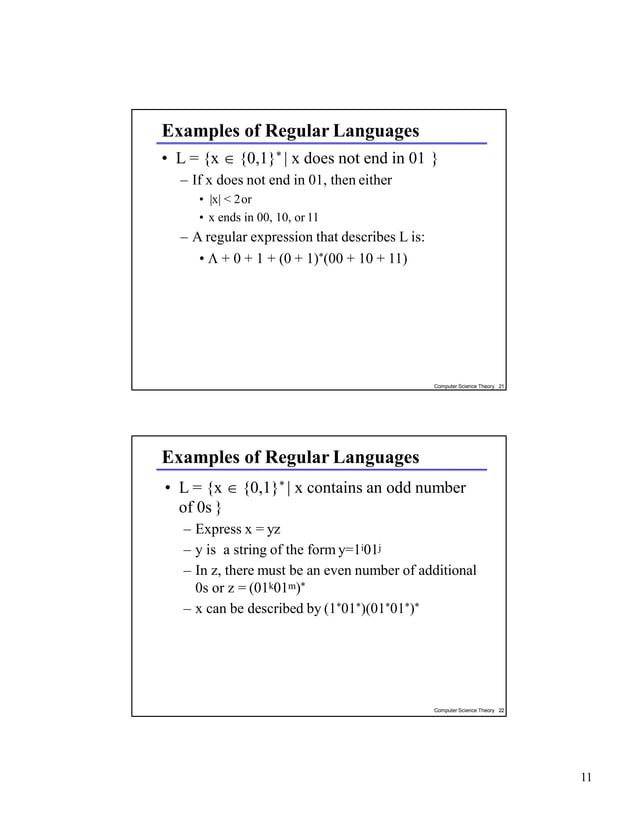Regular expressions h1 | PPTX