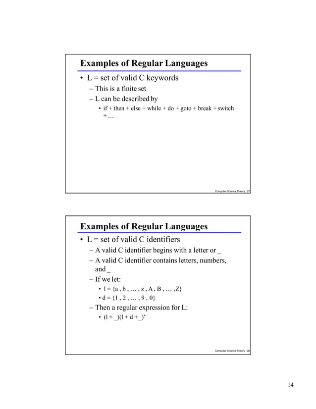 Regular expressions h1 | PPTX