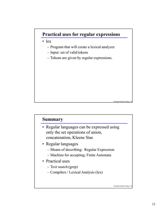 Regular expressions h1 | PPTX