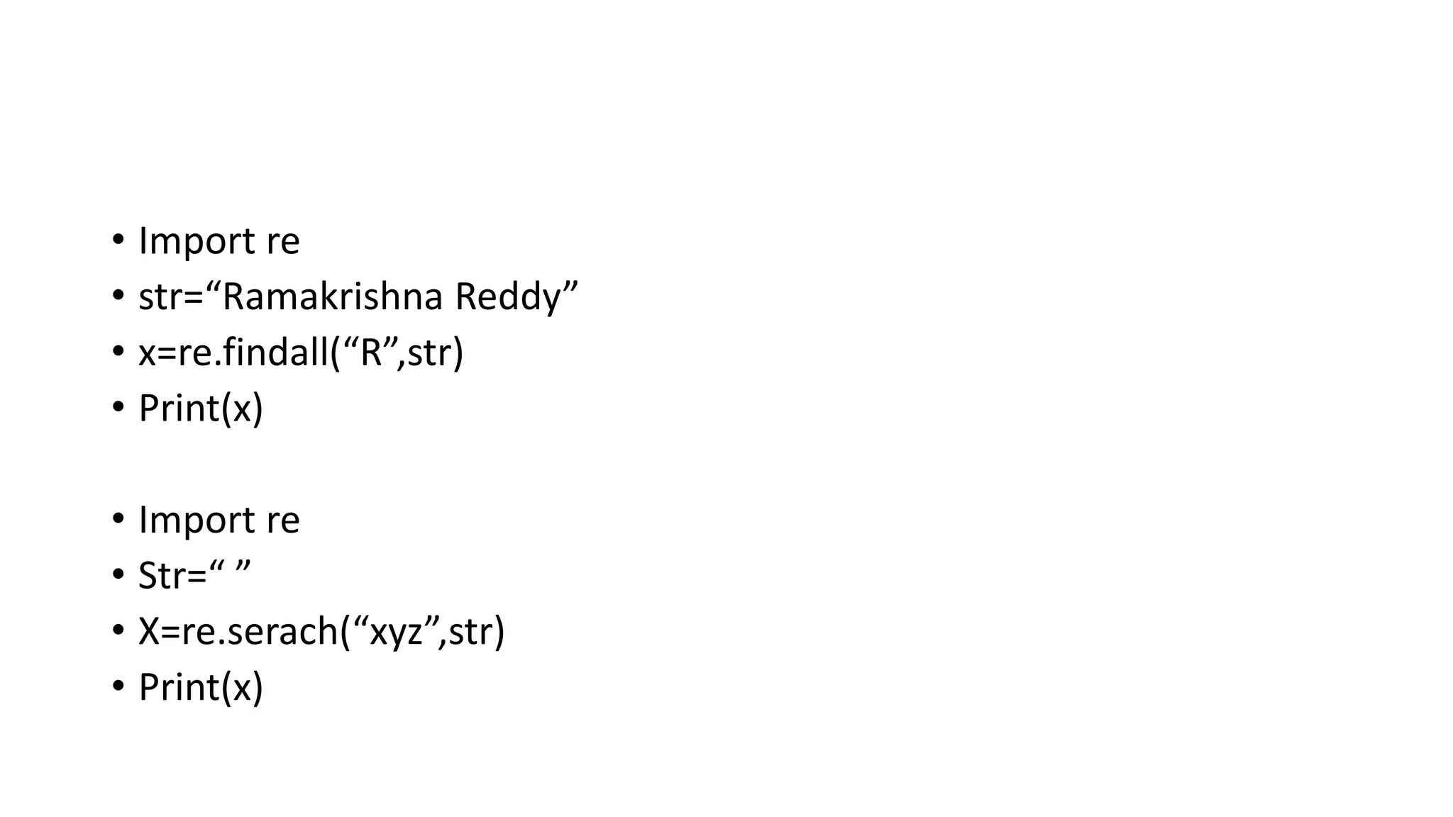 Regular Expressions In Python Pptx