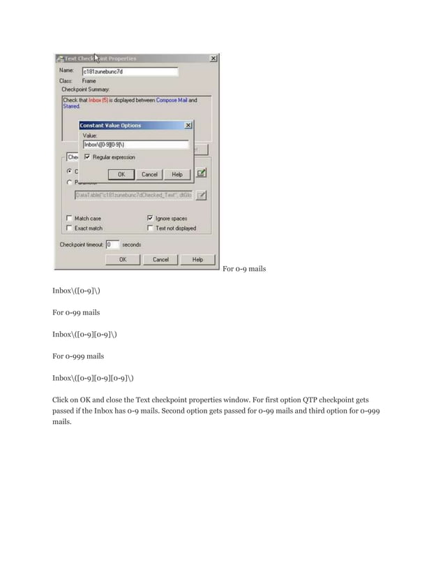 Regular Expressions in QTP | PDF