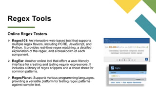 Regular Expressions(Theory of programming languages)) | PPT
