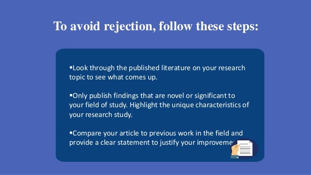 REGULAR GAFFE THAT REASON FOR MANUSCRIPT REJECTION | PPT
