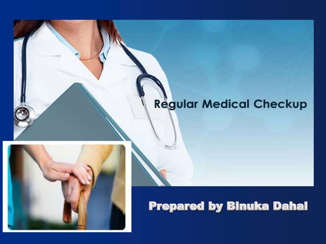 Regular health checkup | PPTX
