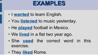 REGULAR & IRREGULAR VERB | PPT