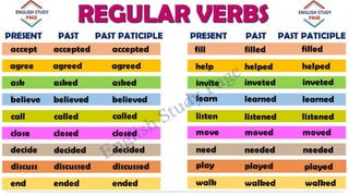 REGULAR & IRREGULAR VERB | PPT