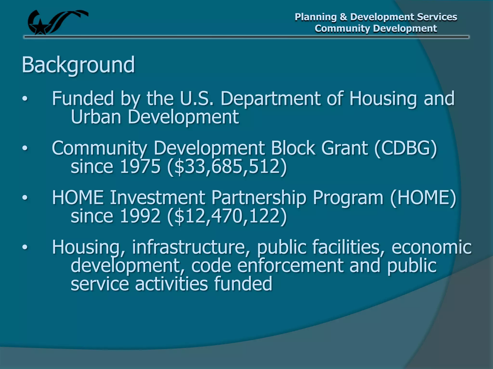 Community Development Annual Action Plan and Budget | PPT