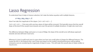 Regularization concept in machine learning | PPTX