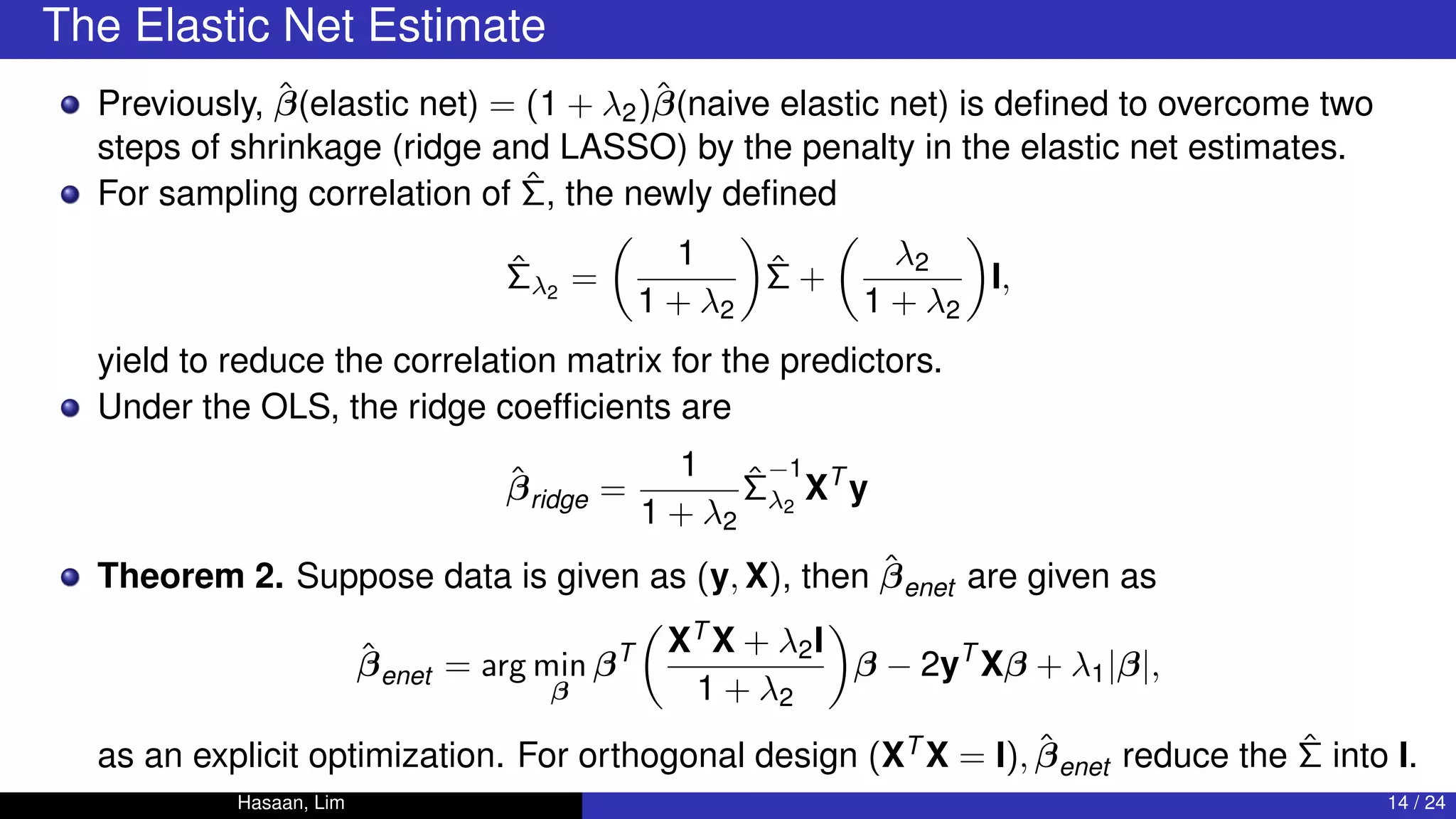 Regularization And Variable Selection Via Elastic Net Pdf Technology And Computing