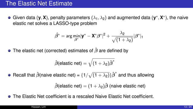Regularization And Variable Selection Via Elastic Net Pdf Technology And Computing