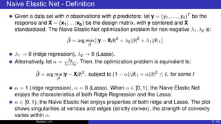 Regularization and variable selection via elastic net | PDF