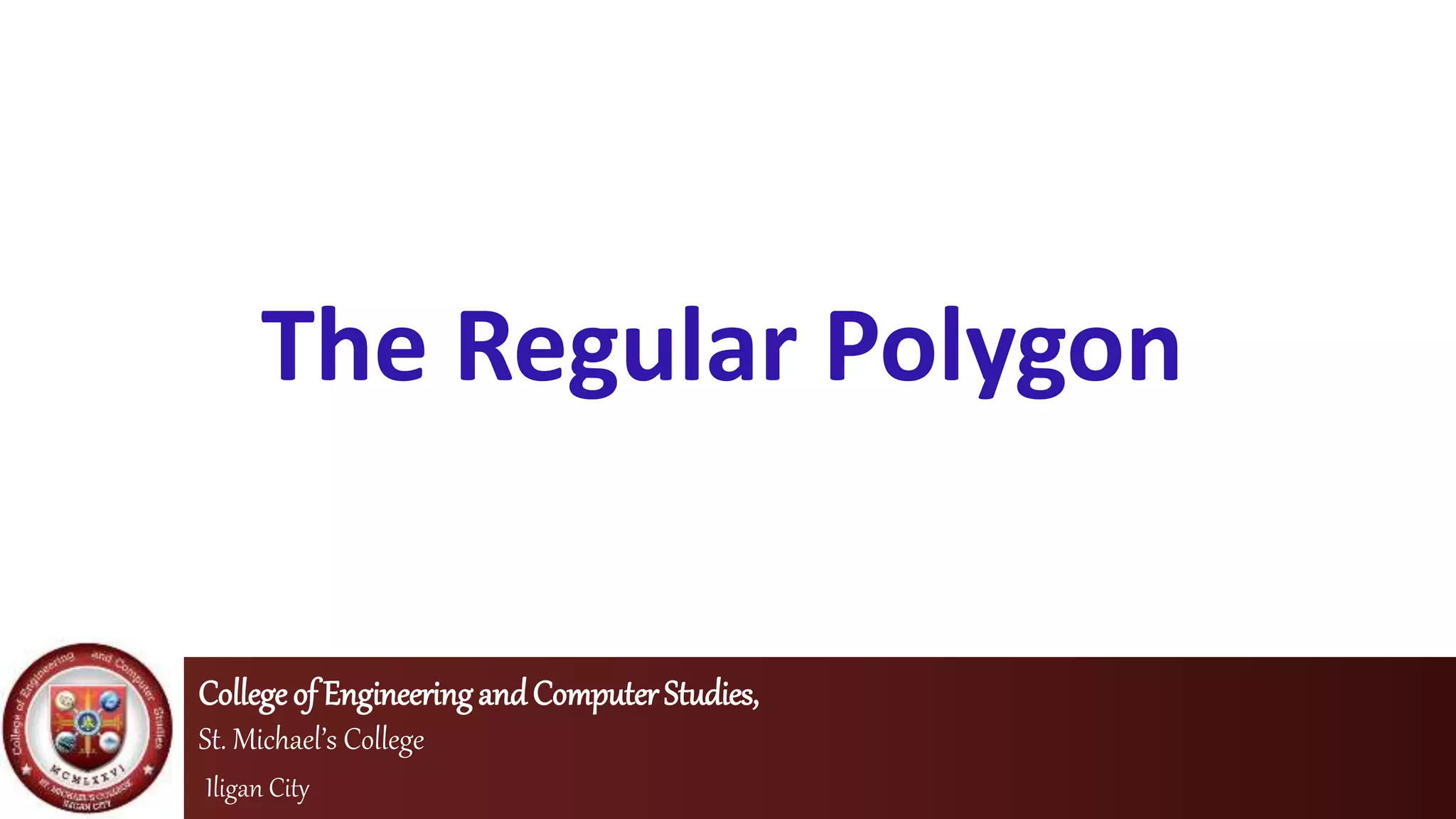 Regular polygon | PPTX