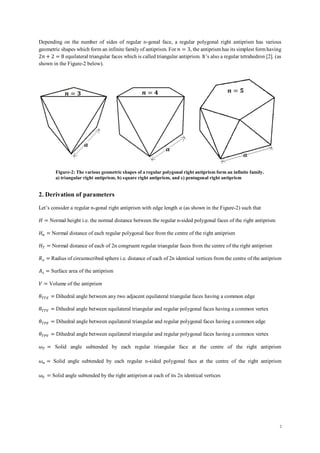 Regular N-gonal Right Antiprism: Application of HCR’s Theory of Polygon ...