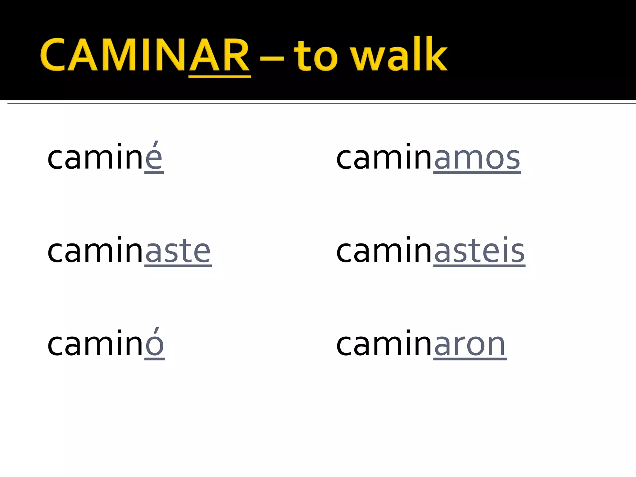 Regular preterite hacer dar ver | PPT