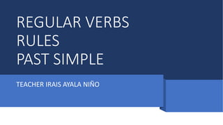 Regular verbs | PDF