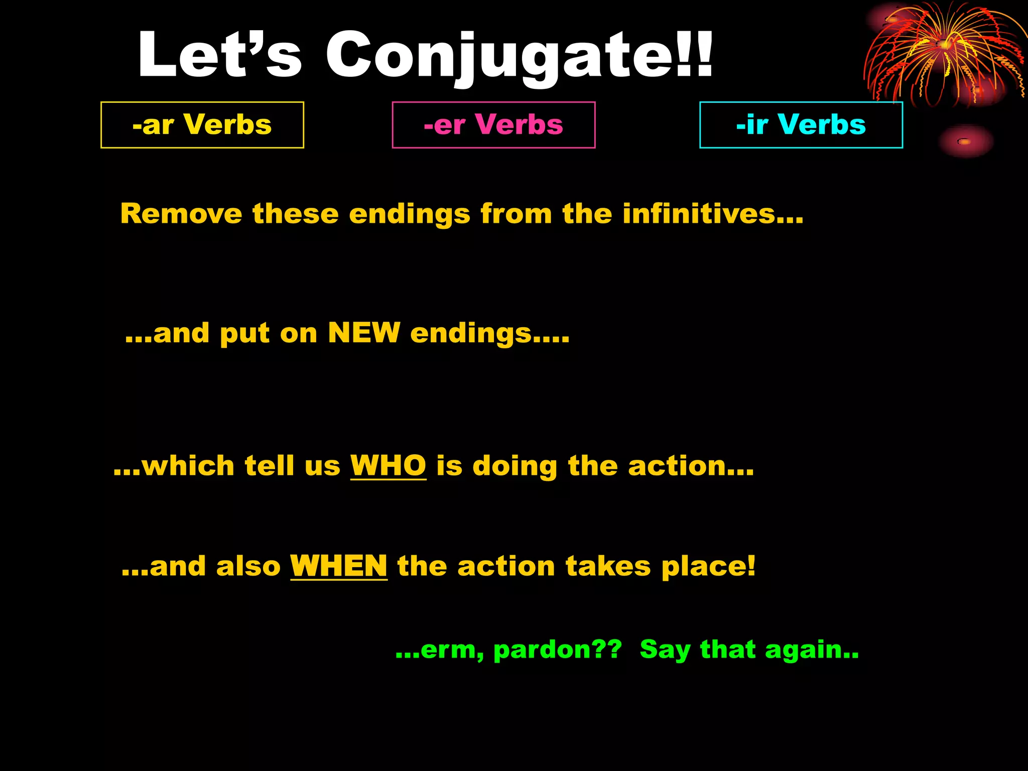 Regularverbs | PPT | Food & Drink