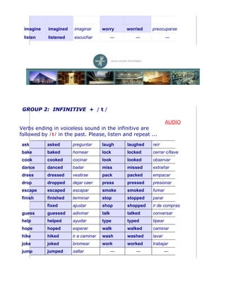Regular verbs list | PDF