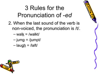 GUIDE TO REGULAR VERBS PRONUNCIATION.ppt