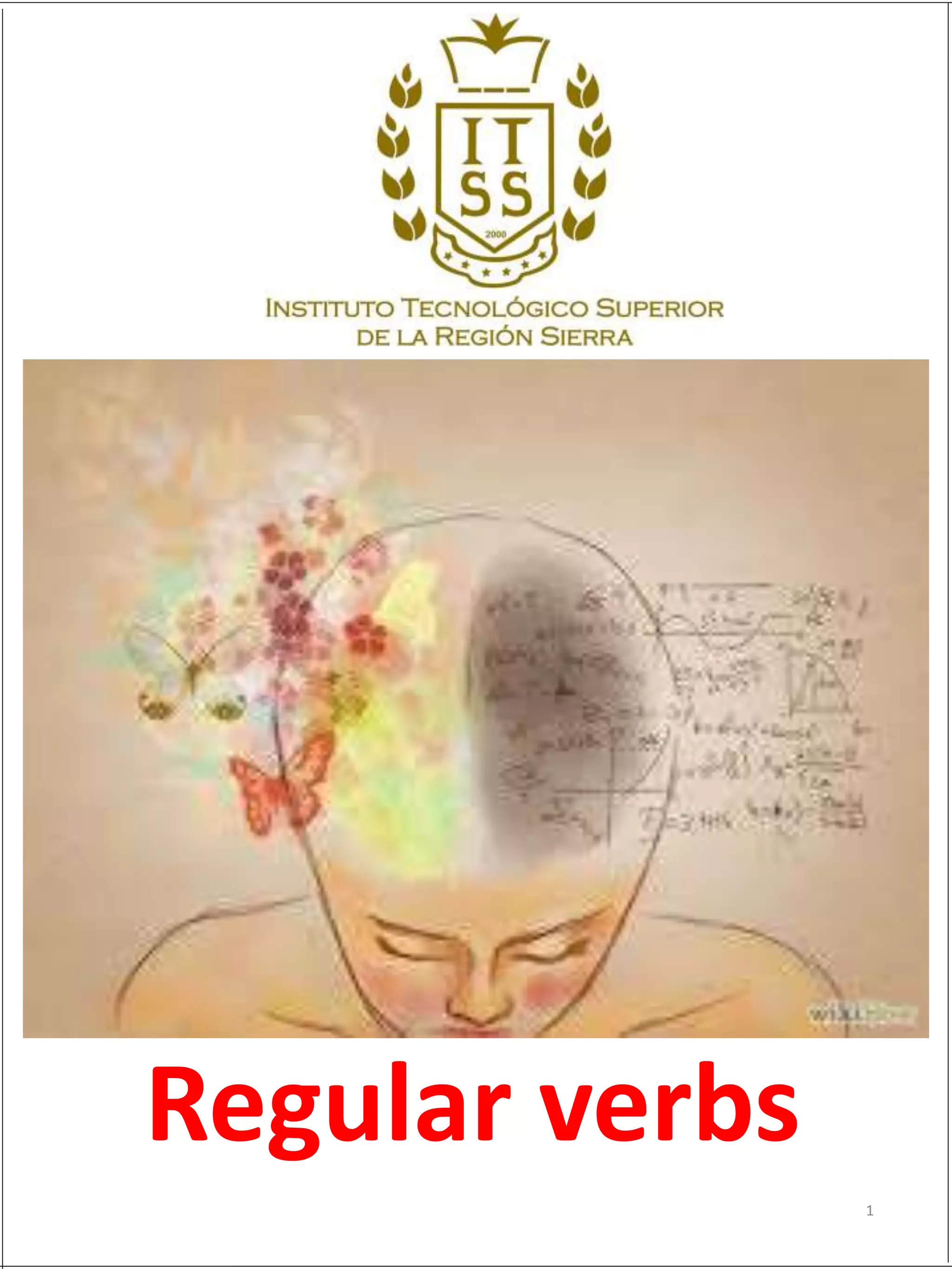 Regular verbs tarjetas con pronunciacion | PPTX