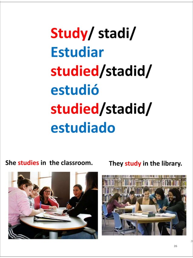 Regular verbs tarjetas con pronunciacion | PDF