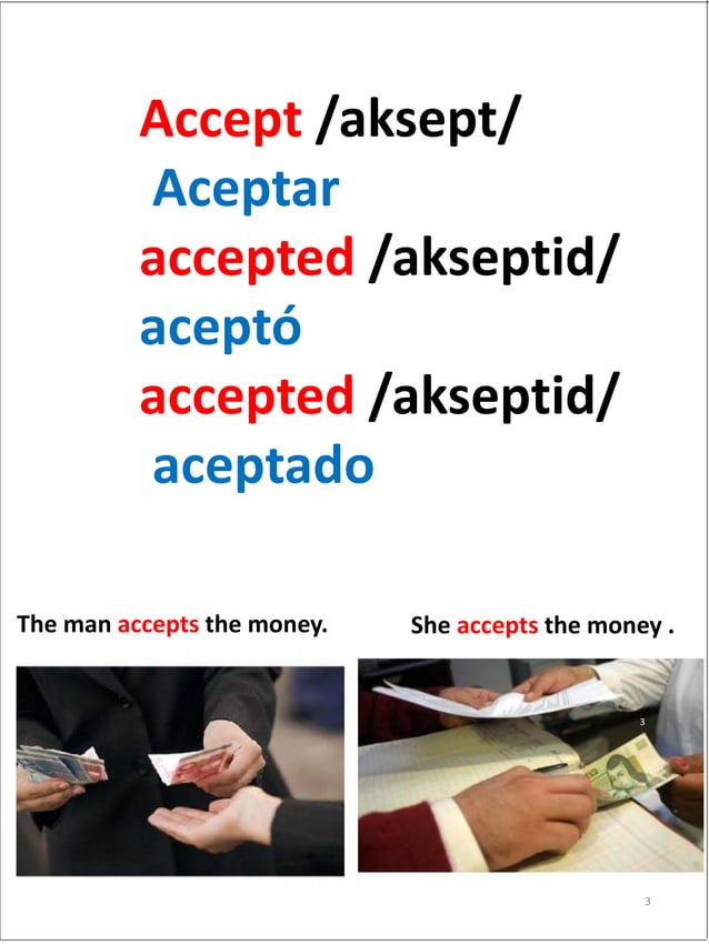 Regular verbs tarjetas con pronunciacion | PDF