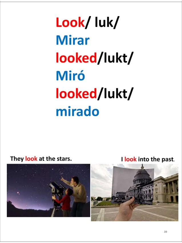 Regular verbs tarjetas con pronunciacion | PDF