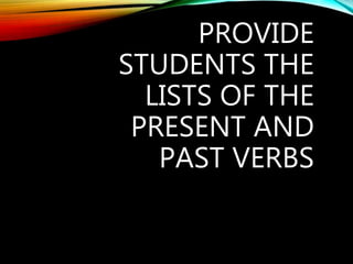 Regular verbs | PPTX