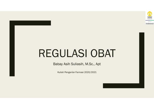 Regulasi obat BPOM | PDF