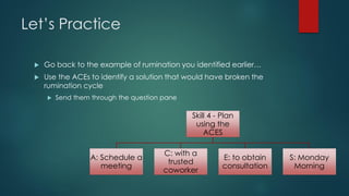 Regulating-Rumination-Webinar.pdf. Autocuidado | PDF