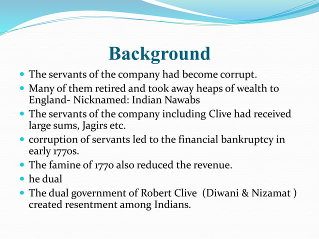 Regulating act 1773 | PPTX