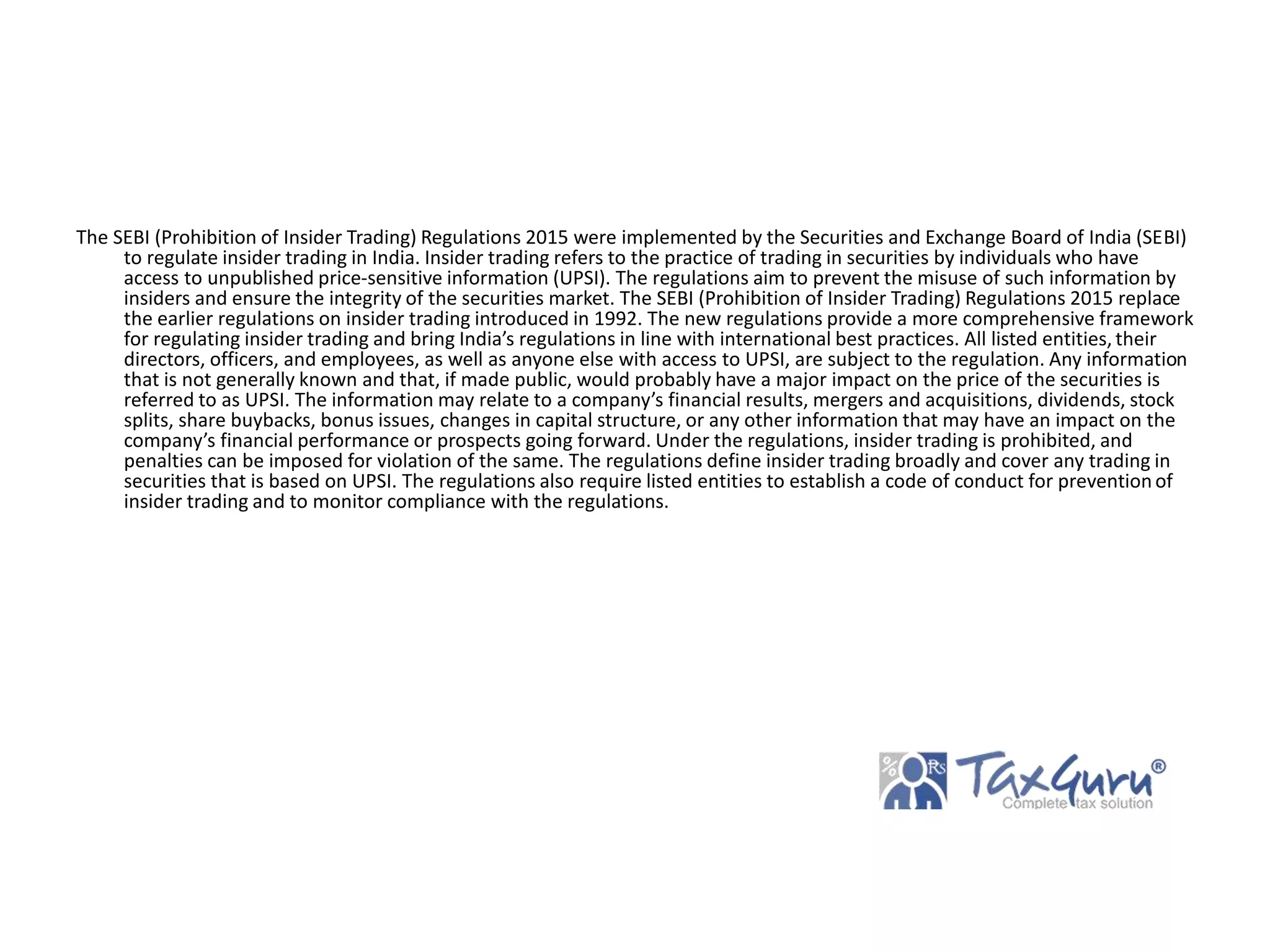 Regulating Insider Trading in India- Emerging Trends & Challenges.pptx