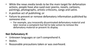Defamation | PPTX