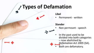 Defamation | PPTX
