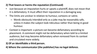 Defamation | PPTX