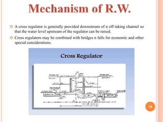 Regulating structure for canal flow | PPTX