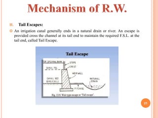 Regulating structure for canal flow | PPTX