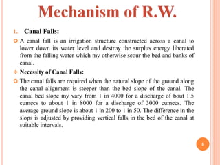 Regulating structure for canal flow | PPTX