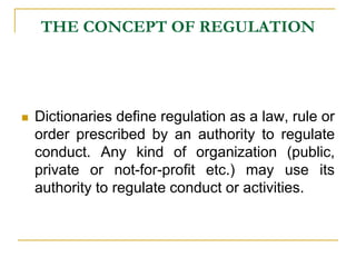 Regulatory Public Policies: The Possibility And Impossibility Of ...