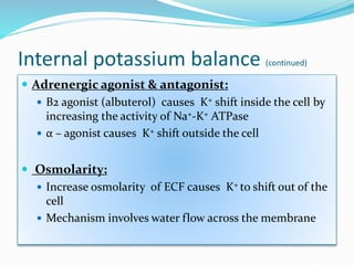 Potassium, Calcium & Phosphate Balance | PPTX